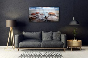 Plexisklo-obraz Kameny Moře Krajina 100x50 cm