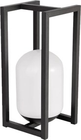 FAN LED-CLIMAX-LG1 Nabíjecí venkovní svítidlo CLIMAX černá, akrylát/kov, 2 W, 140 lm, 3000 K, IP54, 35,4 x 16 cm - FANEUROPE