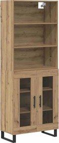 Vysoký bufet 2 ks Artisanový dub 69,5 x 34 x 180 cm 3403190