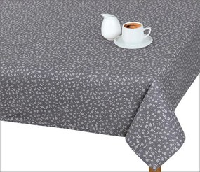 Bellatex Ubrus ADÉLA Kvítek šedý rozměr 140x140 cm