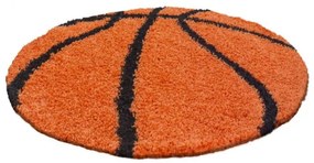 Dětský koberec Fun oranžový míč, kruh