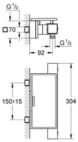 Grohe Grohtherm Cube Termostatická sprchová baterie 34491000