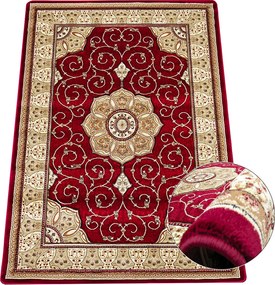 BE Koberec Adora 5792 Red - červený obdélníkový Rozměr: 60x90 cm
