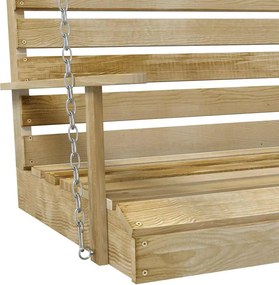 Houpací lavice 110 cm impregnované borové dřevo 318397