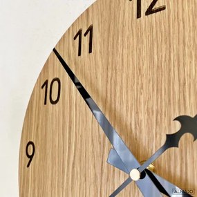 Nástěnné hodiny z dubového dřeva – moderní minimalistický design I SENTOP MAS002-A-akcia20