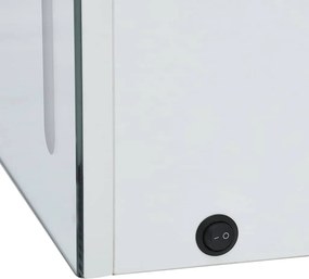 LED koupelnová skříňka se zrcadlem 50 x 13,5 x 60 cm 285115