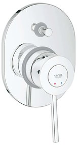 Grohe BauClassic - Vanová baterie pod omítku, s tělesem, chrom 29047000