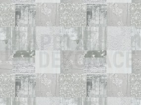 Gekkofix 14025 Samolepící tapeta Venilia vintage kachličky, šedé, šířka 45 cm, metráž / samolepicí fólie a tapety