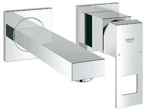 Grohe Eurocube - Umyvadlová dvouotvorová baterie, chrom 19895000