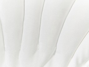 Sametový polštář 47 x 35 cm bílý CONSOLIDA Beliani