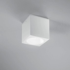 FAN I-CITIZEN-Q1-BCO Venkovní stropní svítidlo Citizen, bílé, 1 x E27, IP54, 15 x 15 x 17 cm - FANEUROPE