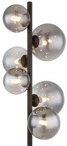 Globo 56133-6S - LED Stojací lampa RIHA 6xG9/3,5W/230V kouřová/černá