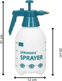 Zahradní postřikovač tlakový 2L SPRINGOS RAINEX