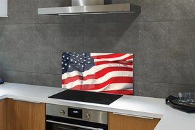 Skleněný panel Vlajky Spojených států 140x70 cm