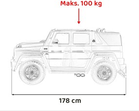 Ramiz Mercedes Benz Maybach G650 STRONG modrý