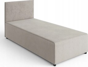 Jednolůžková čalouněná postel Seniva 90x200 šedá