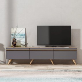 Hanah Home TV stolek Amsterdam - Anthracite, Antracitová