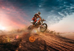 Postershop Fototapeta vliesová: Motocross - 416x254 cm