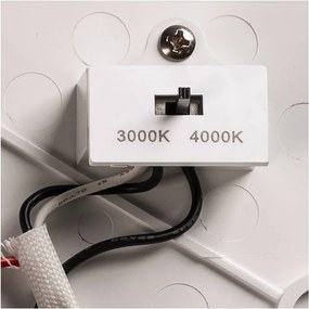 LA 1005090 RUBA 42 CW venkovní LED nástěnné a stropní přisazené svítidlo bílé CCT switch 3000/4000 K - BIG WHITE (SLV)