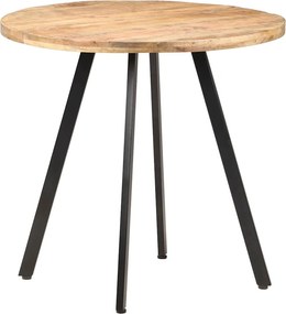 Jídelní stůl 80 cm hrubé mangovníkové dřevo 320483