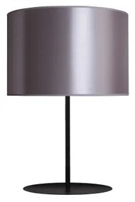 Duolla - Stolní lampa CANNES 1xE14/15W/230V pr. 20 cm stříbrná/černá