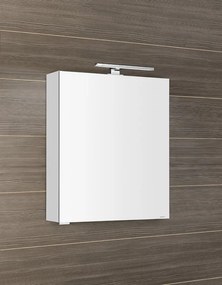 Sapho Sapho, MIRRÓ galerka s LED osvětlením, 60x70x16cm, levá/pravá, bílá, MC060-0030