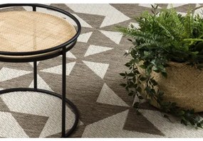 koberec SIZAL FLOORLUX 20489 šampaňské / taupe TROJÚHELNÍK velikost 160x230 cm | krásné koberce cz