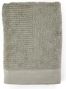 Zelenošedá bavlněná osuška 140x70 cm Classic - Zone