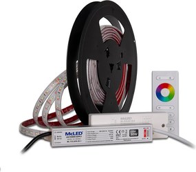 MCLED sestava LED pásek do sauny RGB 2m + kabel + trafo + stmívání