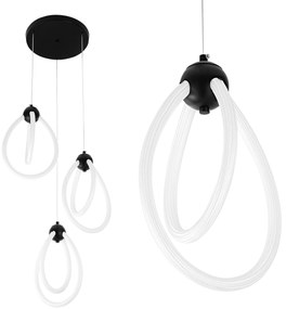 Toolight Dekorativní LED osvětlení G022-3CPR černé