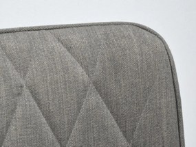 Designová jídelní židle Adesso šedá/černá