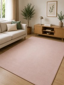 Protiskluzový koberec MELLOW BLUSH růžový