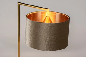 Stolní lampa Pallas Taupe Gold