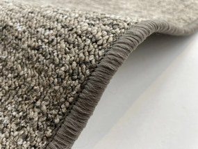 Vopi koberce Kusový koberec Alassio hnědý čtverec - 400x400 cm