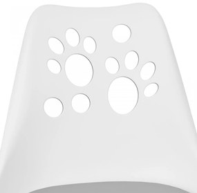 Otočná židle Grover bílo-šedá
