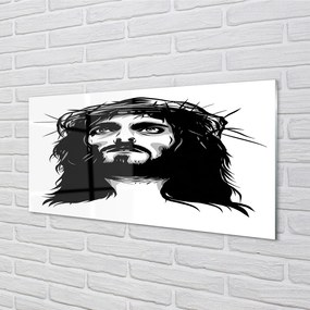 Obraz na skle Ilustrace Ježíše 100x50 cm