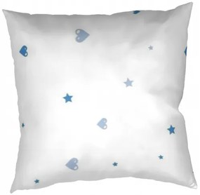 Dadka Povlečení krep Sloni denim  Povlak krep Sloni denim 40x40 cm