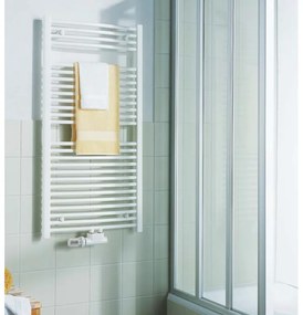 Koupelnové trubkové těleso Kermi B20-RM prohnuté, středové připoejní, 1502 x 740 mm, bílé