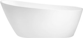 Besco Melody vana volně stojící 150 x 80 cm  sifon černá barva zlatá VANMELODY150BG1 Koupelny Bernold