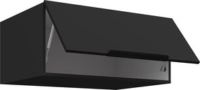 ARIA cc | horní skříňka 80 NAGU-36 1F výklopná | 80 cm | HLUBOKÁ | ANTI FINGERPRINT povrch | černá
