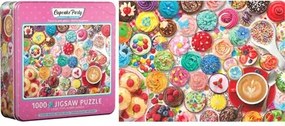 EUROGRAPHICS Puzzle Dortíková oslava v plechové krabičce / 1000 dílků