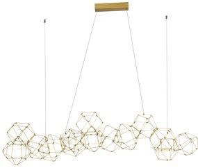 LED lustr Nebula 163 zlaté