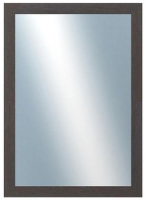 DANTIK - Zarámované zrcadlo - rozměr s rámem cca 50x70 cm z lišty RETRO tmavě šedá (2529)