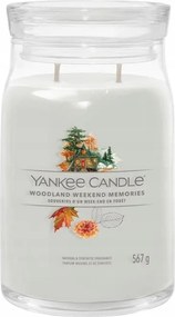 Yankee Candle Woodland Weekend Memories velká vonná svíčka 567g