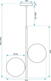 Toolight Rea, LAMP G118-2CP Gold, OSW-09737