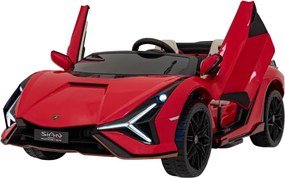 Elektrické autíčko Lamborghini SIAN červené