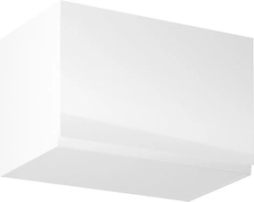 Horní skříňka, bílá / bílý extra vysoký lesk, AURORA G60KN