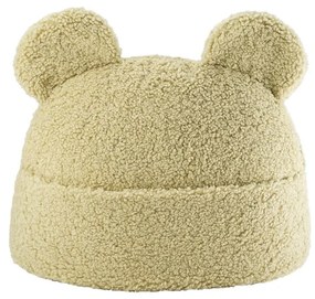 Zelený dětský pohovkový polštář z textilie bouclé Teddy Pouch – Wigiwama