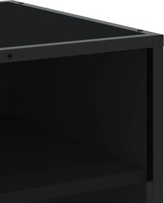 TV skříňka černá 180 x 40 x 46 cm kompozitní dřevo 3300805