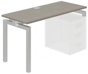 Kancelářský psací stůl EVROPA - 138x60 cm - CPK1406 - se zkrácenou podnoží - 3D2236
